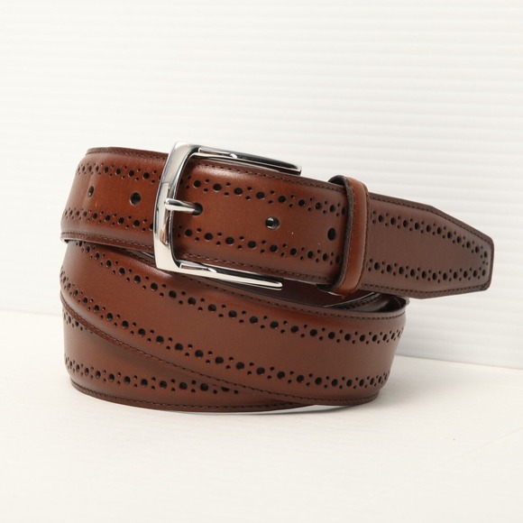 Allen Edmonds | Accessories | Allen Edmonds Belt Mens 44 Brown Italian ...